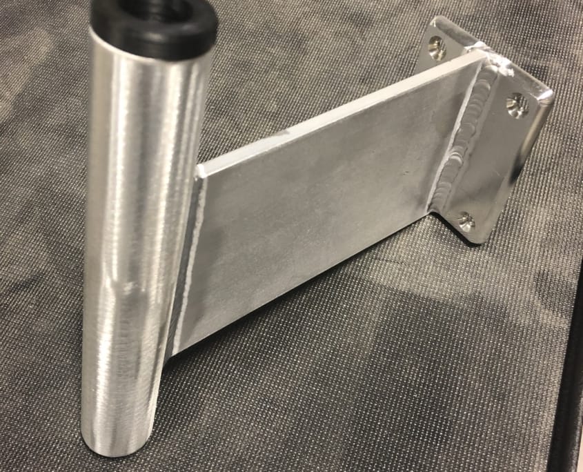 Shallow Water Anchor Bracket - Transom Mount - Halk Marine Fabrication ...