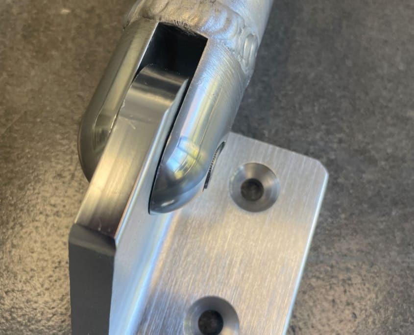Folding Footrest for Consoles & Leaning Post - Halk Marine Fabrication ...