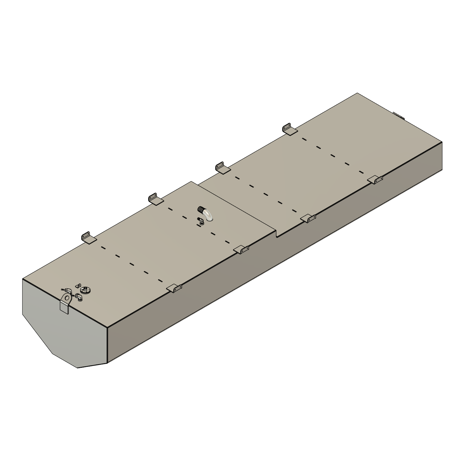 Donzi 32 ZF 280 GAL Fuel Tank - Halk Marine Fabrication & Design
